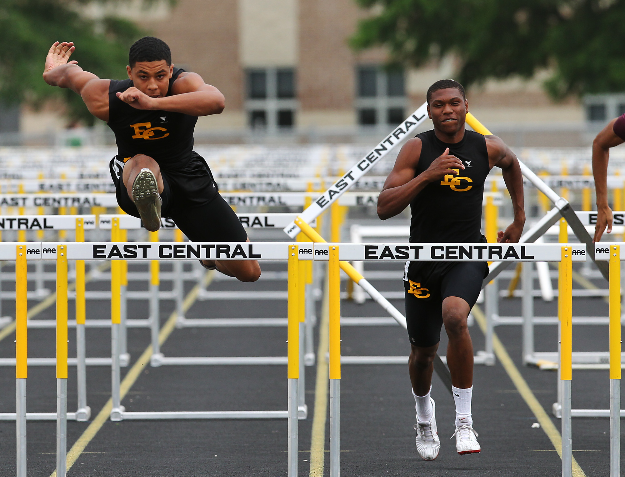 East Central hurdling duo proves dominant