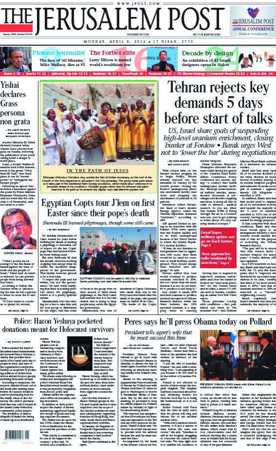 Front Pages from Around the Globe