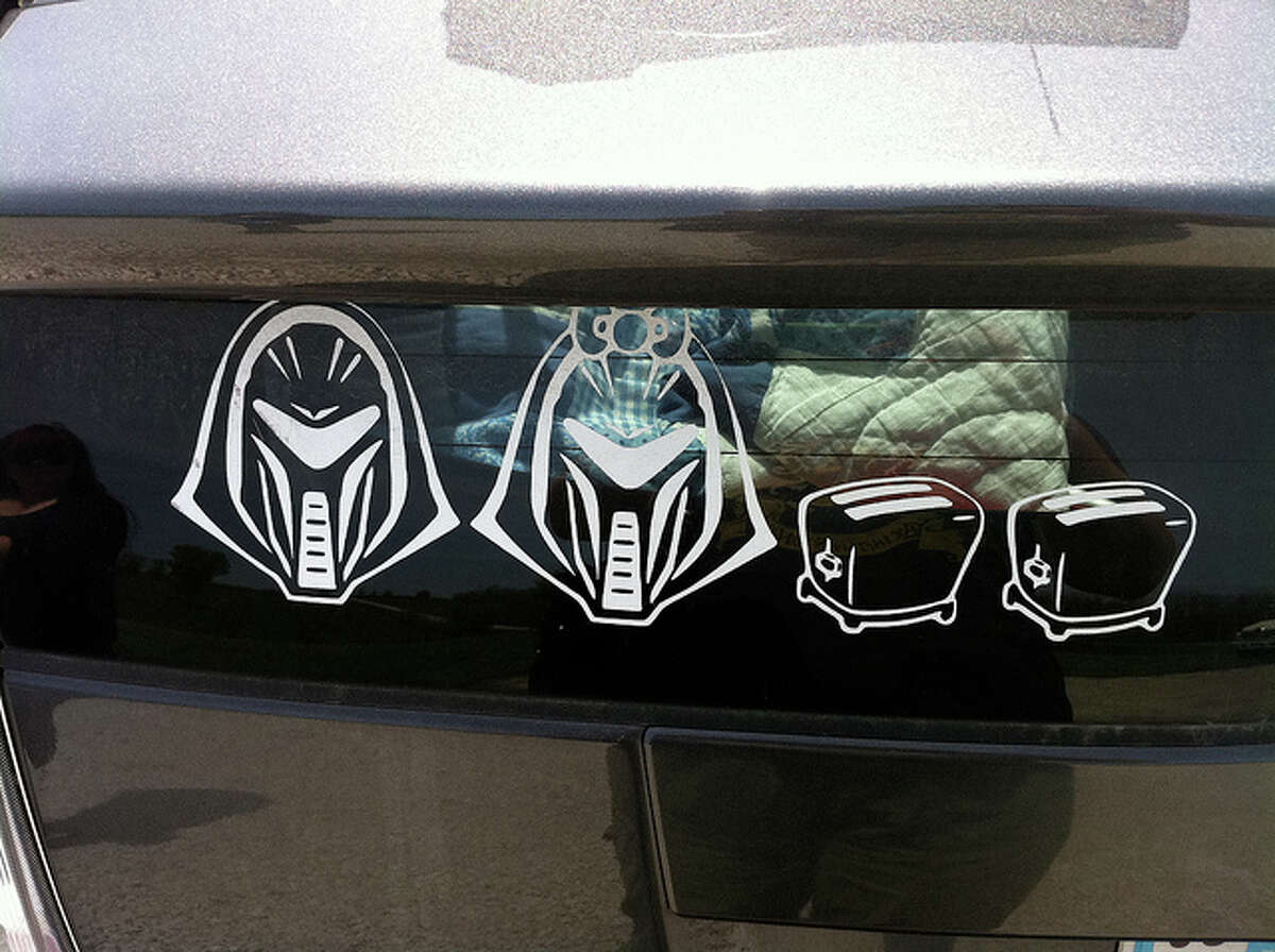 Car decals show a new attitude