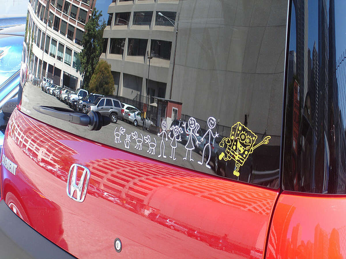 Car decals show a new attitude