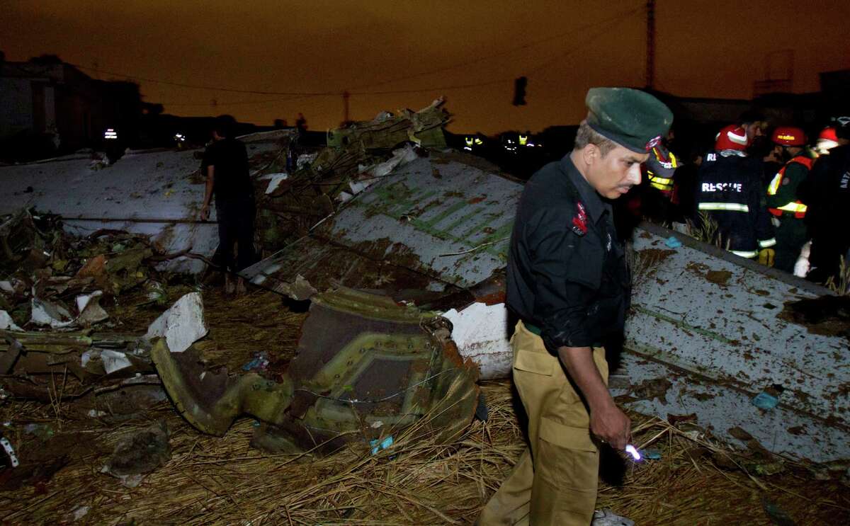 Pakistani plane carrying 127 crashes amid storm