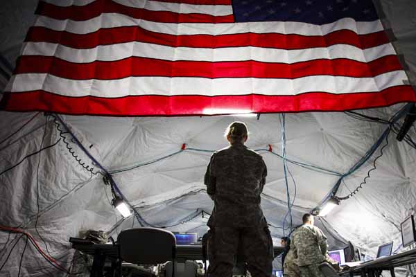 High-tech war games at Ellington ready reservists for battlefield