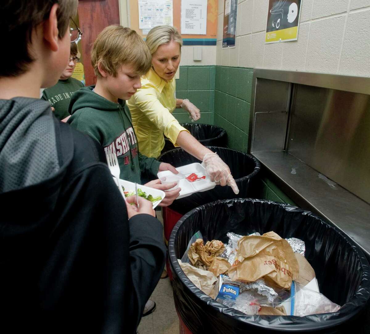 Schools have a full menu of recycling