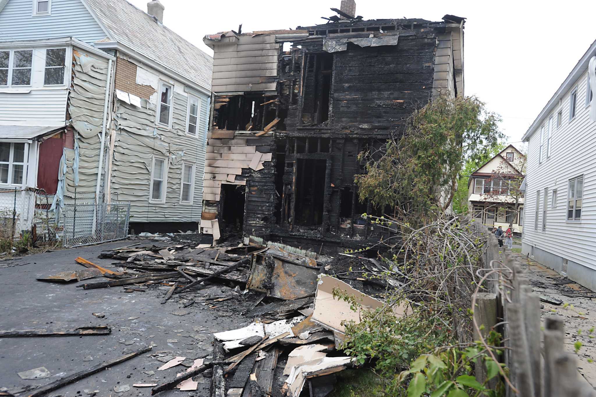 Eviction notice part of fire probe