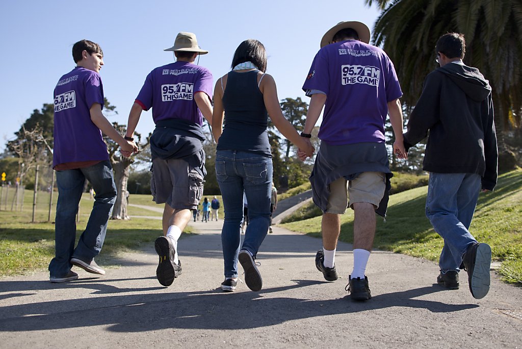 Best Buddies go for a 5K walk