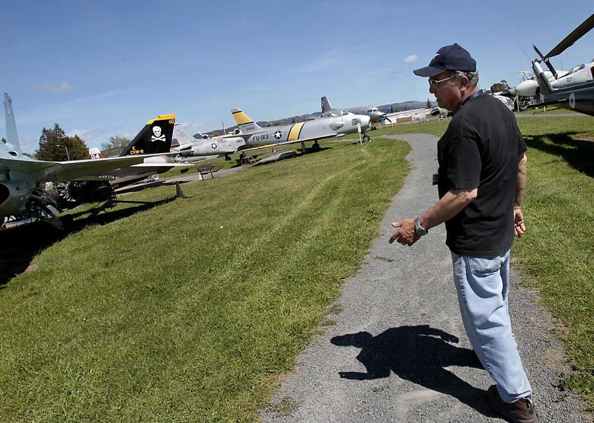 Playground fighter jet now in Pacific Air Museum