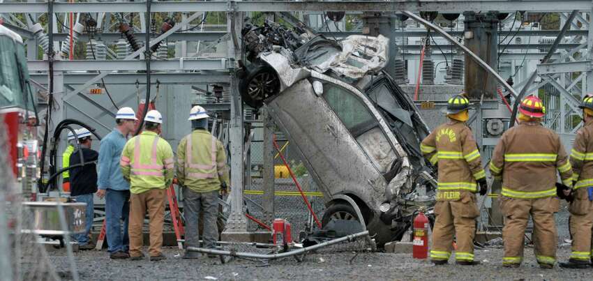 Crash causes outage at Plaza