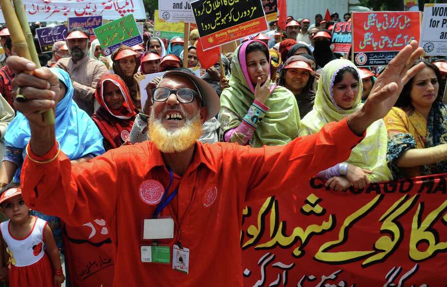 News of the world in photos: May Day protests, parades, pageants ...