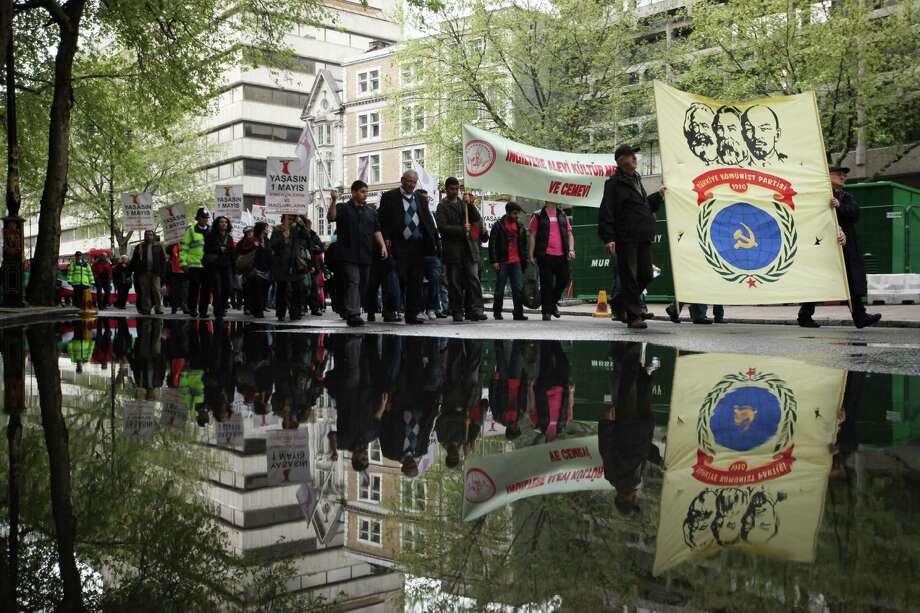 News of the world in photos: May Day protests, parades, pageants ...