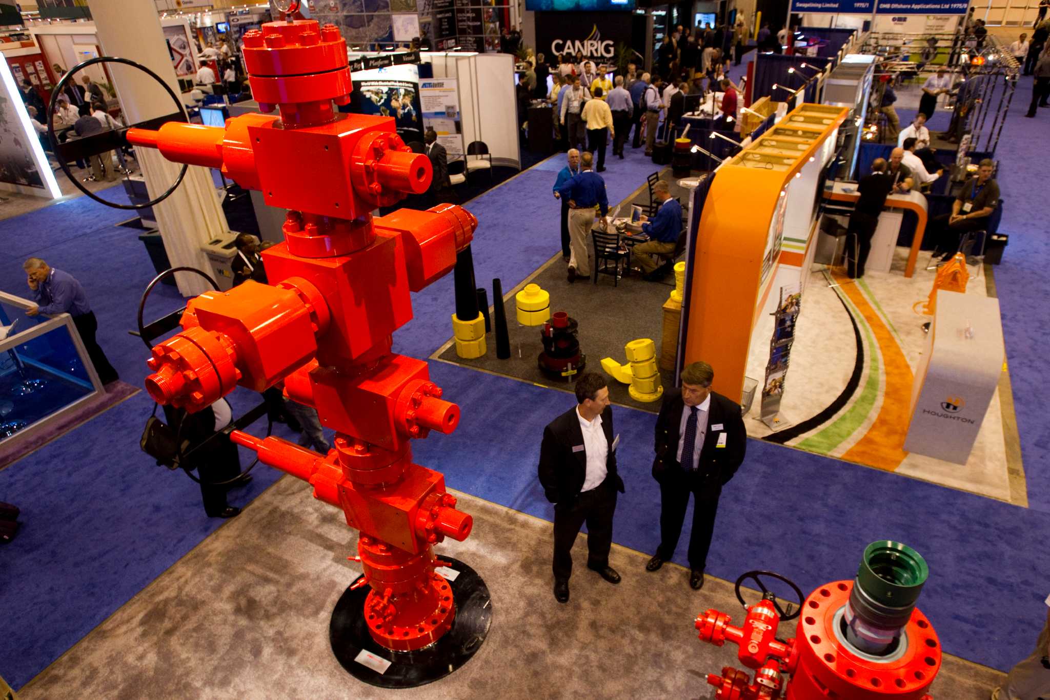 This OTC booth is bigger than most houses