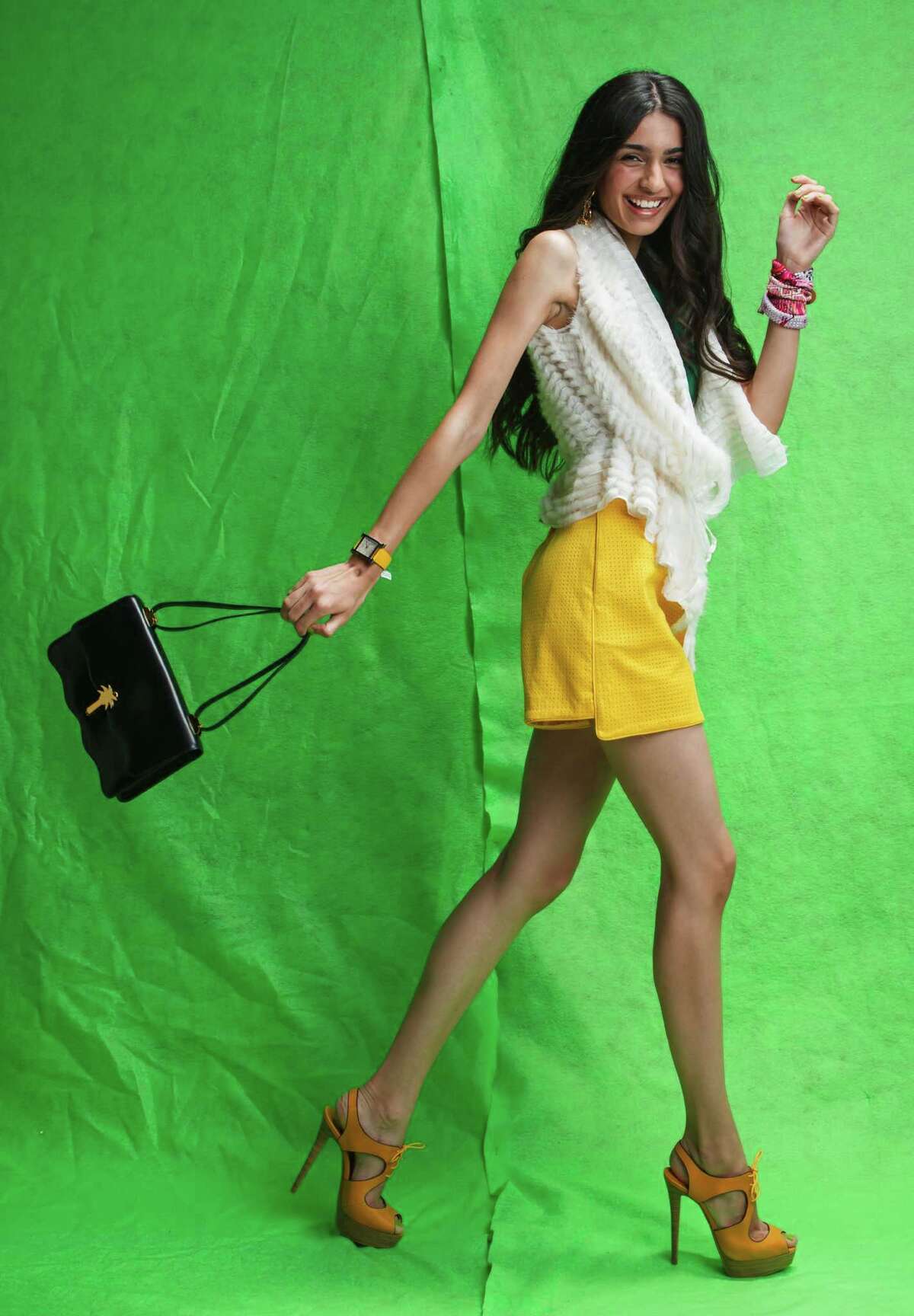 Tie one on: Scarves act as the perfect summer getaway gear