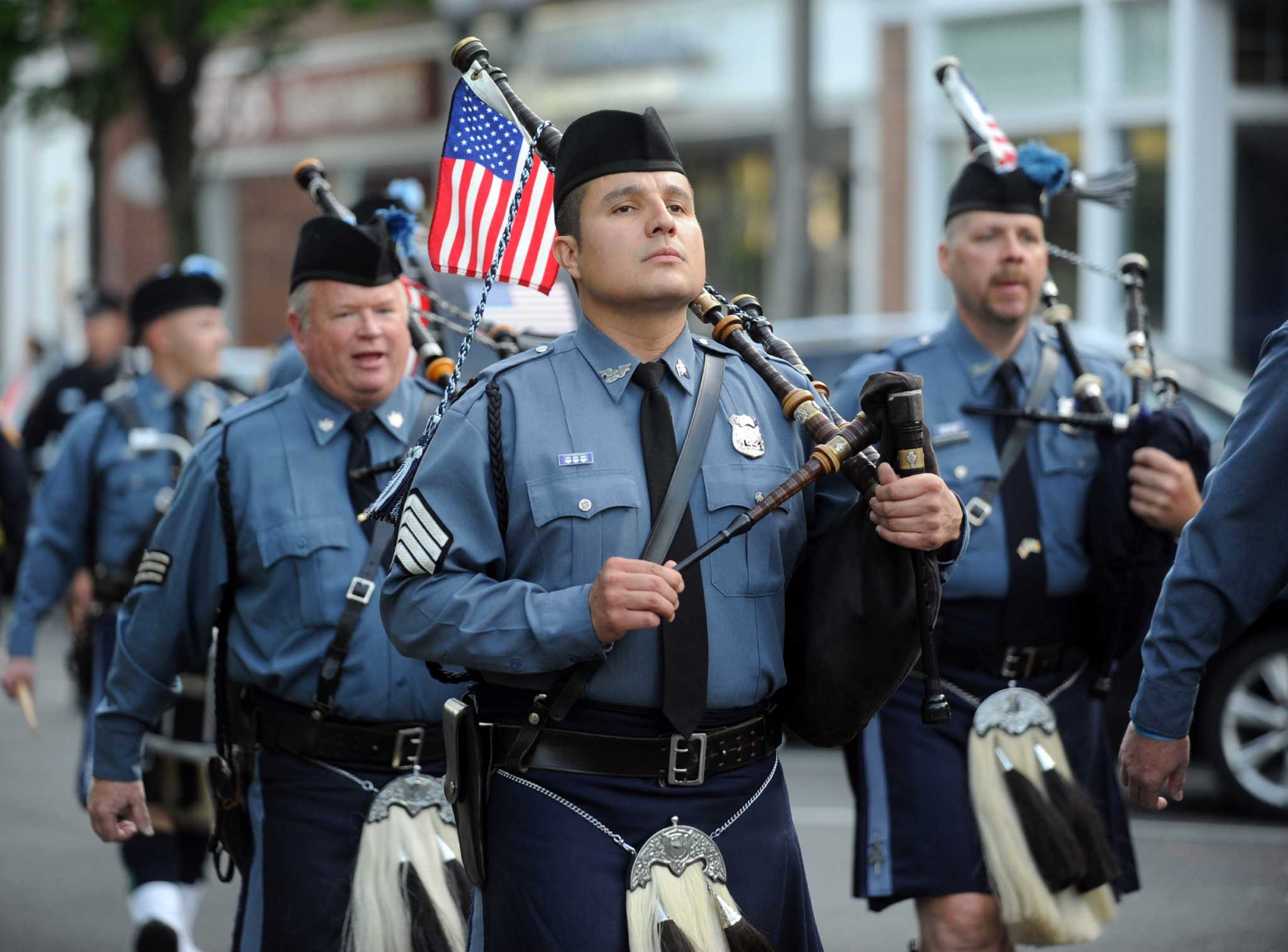 Stamford police parade