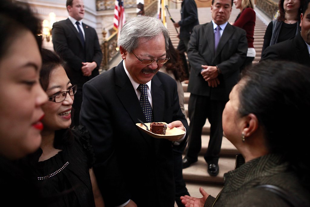 Mayor makes a birthday wish