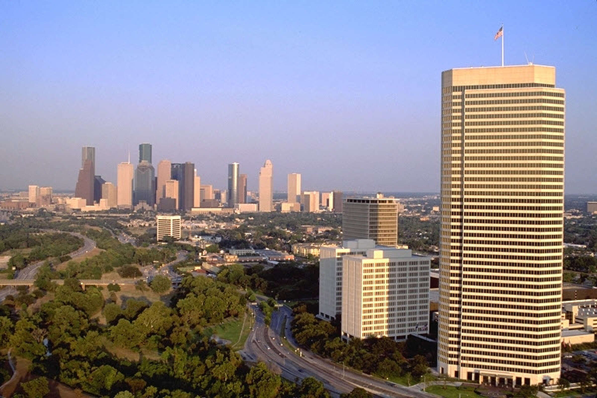 What Houston's tallest skyscrapers are named after