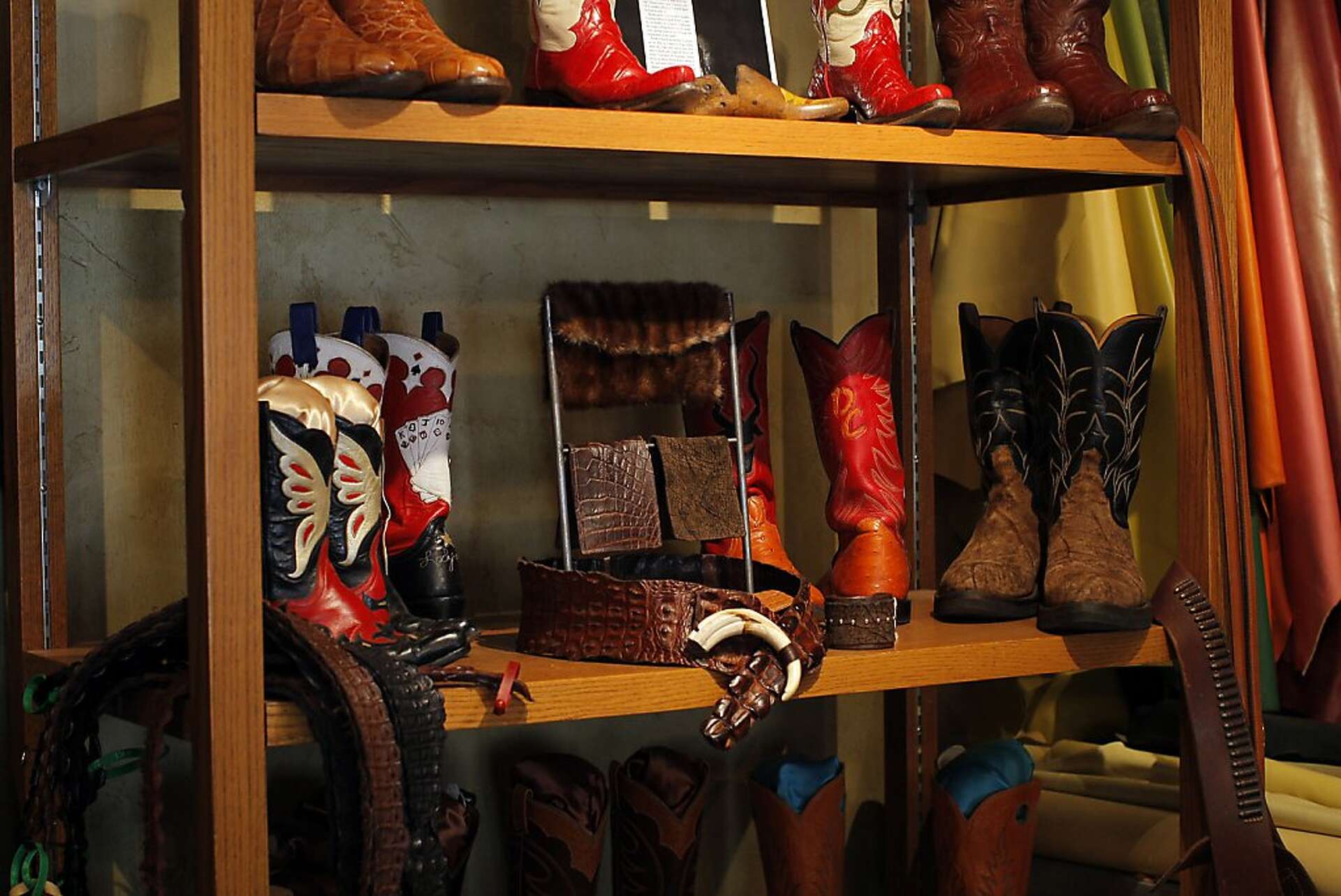 Napa: Custom cowboy boot maker isn't horsing around