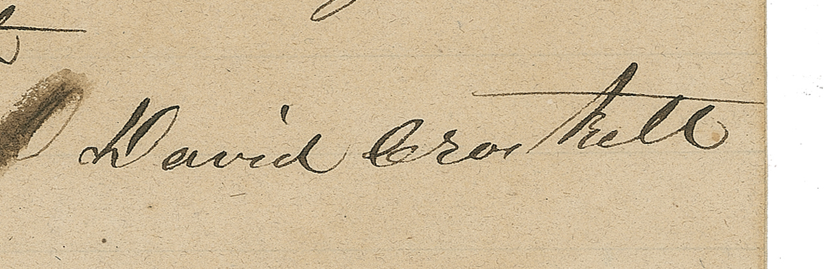Bidding at $24,655 for Crockett letter