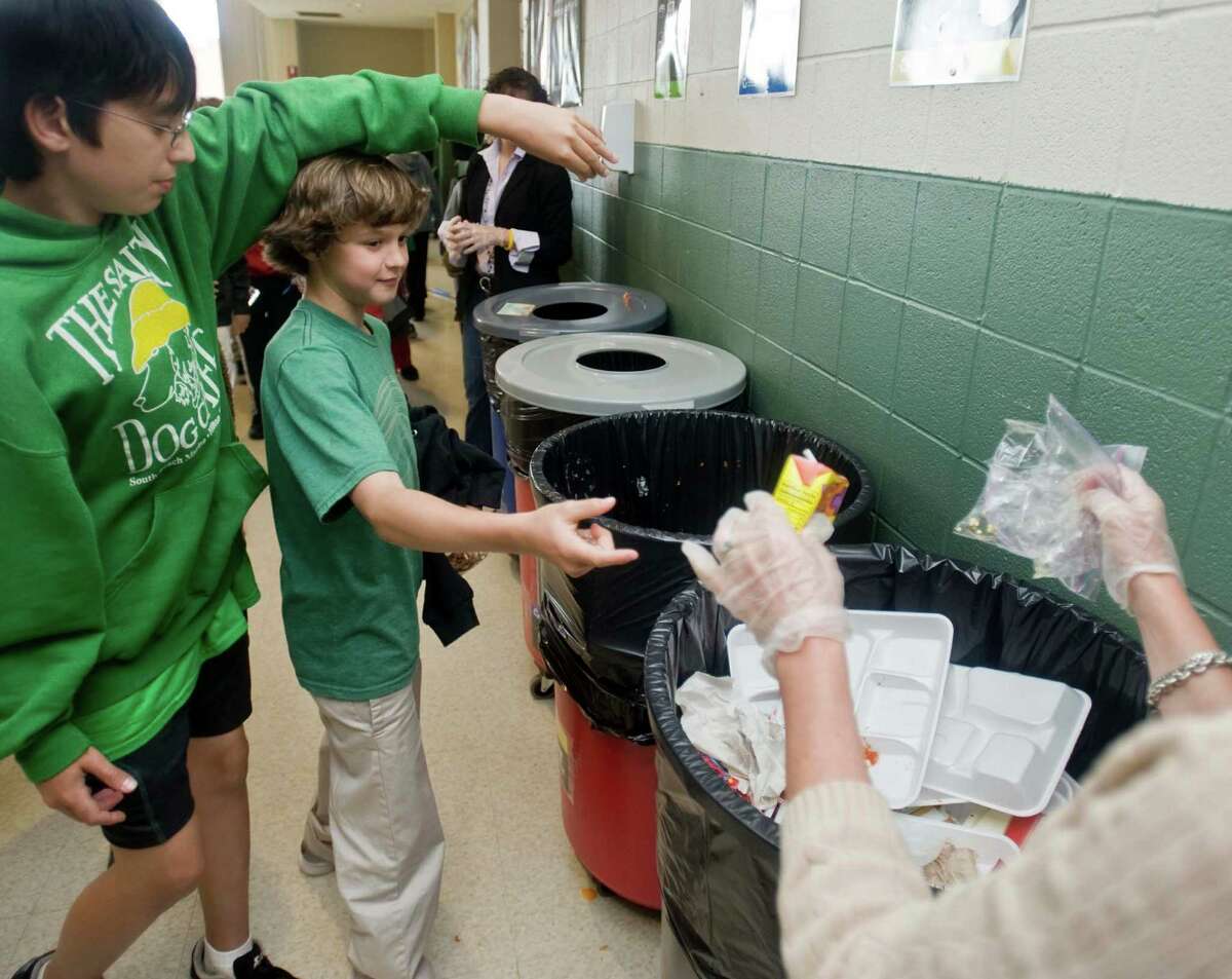 Schools have a full menu of recycling