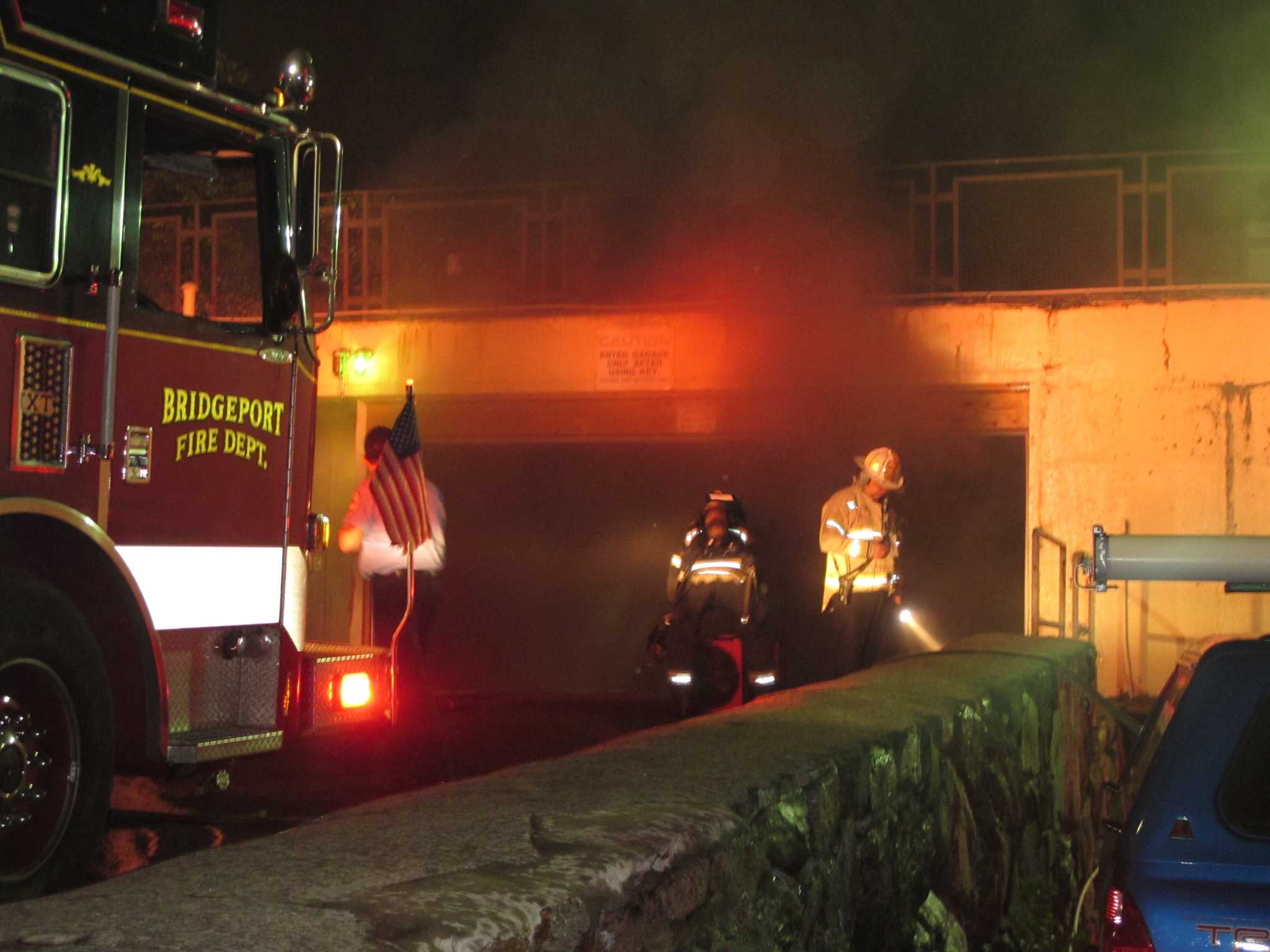 Multiple cars burned in garage fire