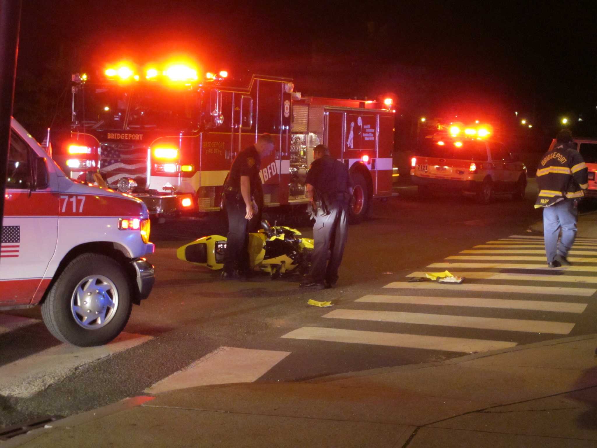 2 injured in motorcycle-car crash