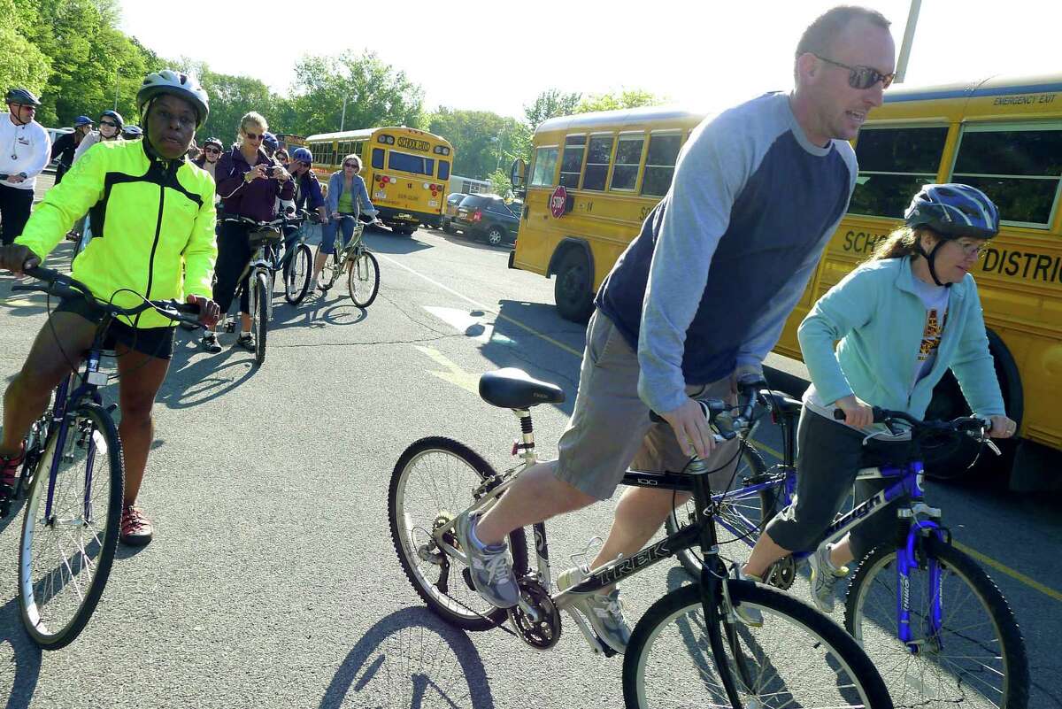 Teachers use ride as lesson in fitness