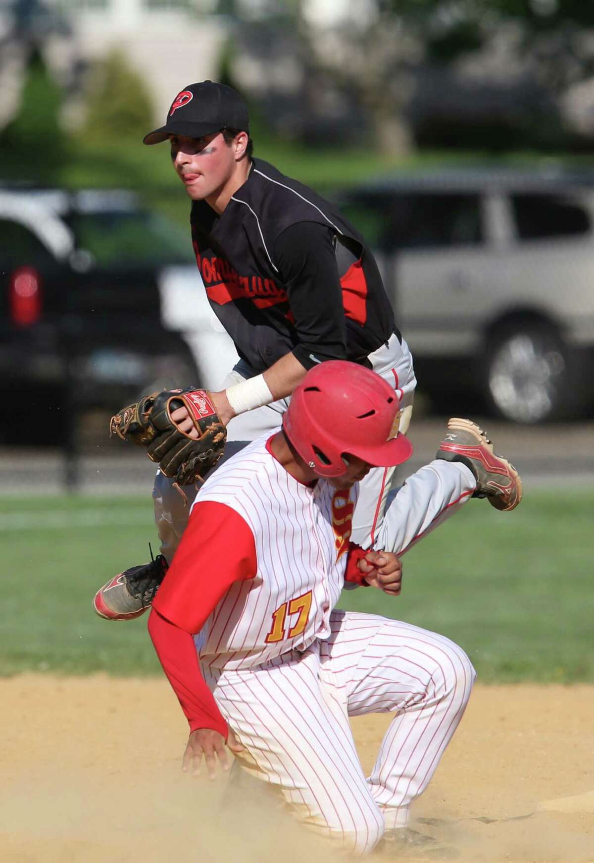 Pomperaug baseball blanks Stratford to finish undefeated SWC regular season