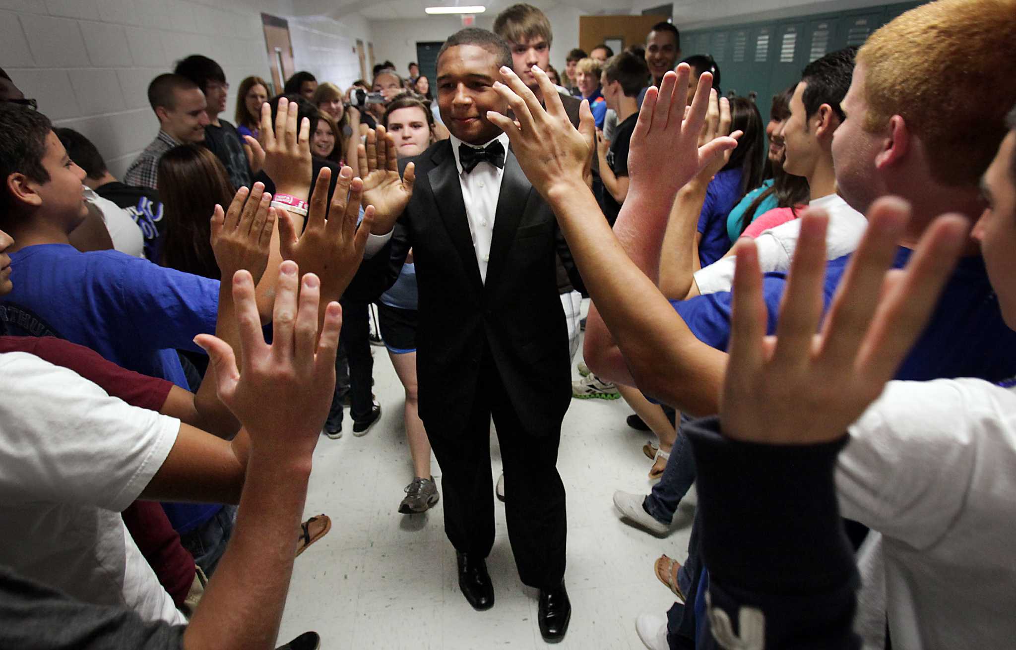Students slap down bullying in record style
