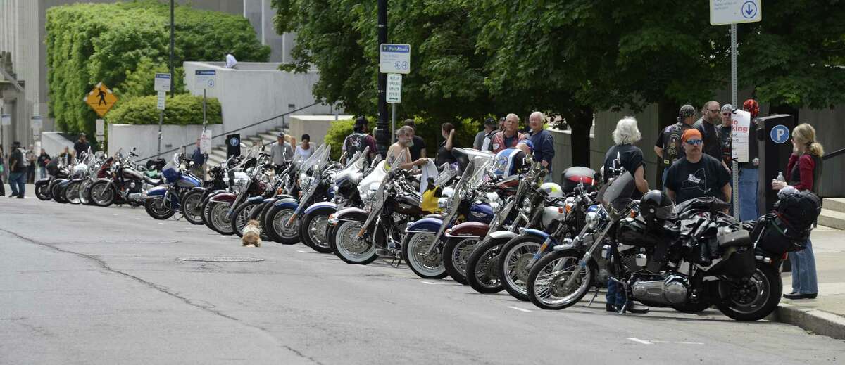 Photos: Biker protest