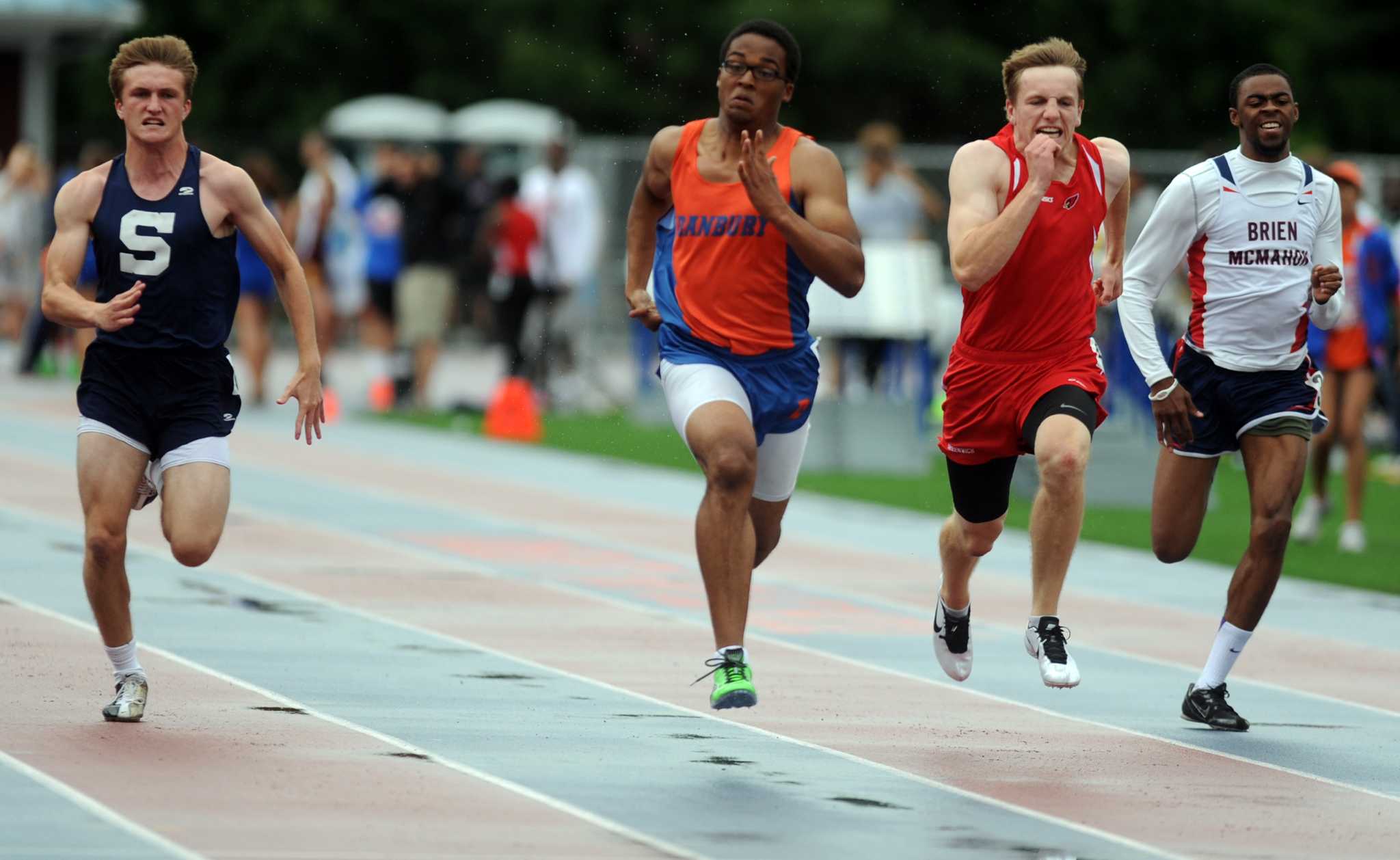 Staples boys track team ends Danbury's 11-year FCIAC reign