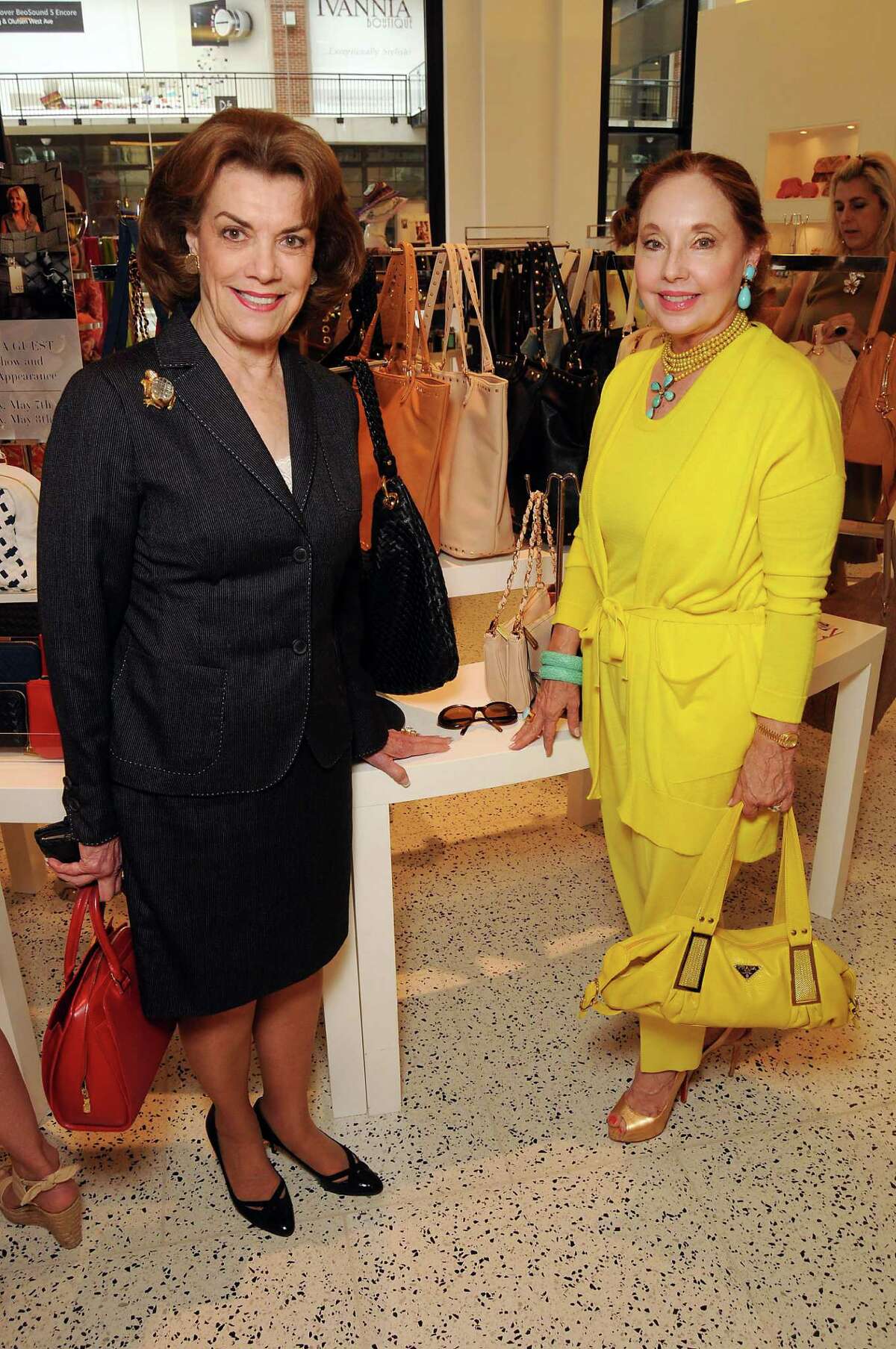 Cornelia Guest shows her vegan purses