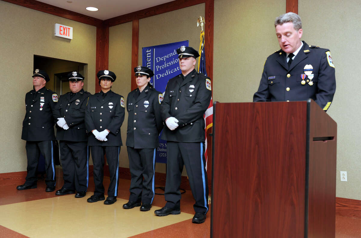 Danbury police officers recognized for service