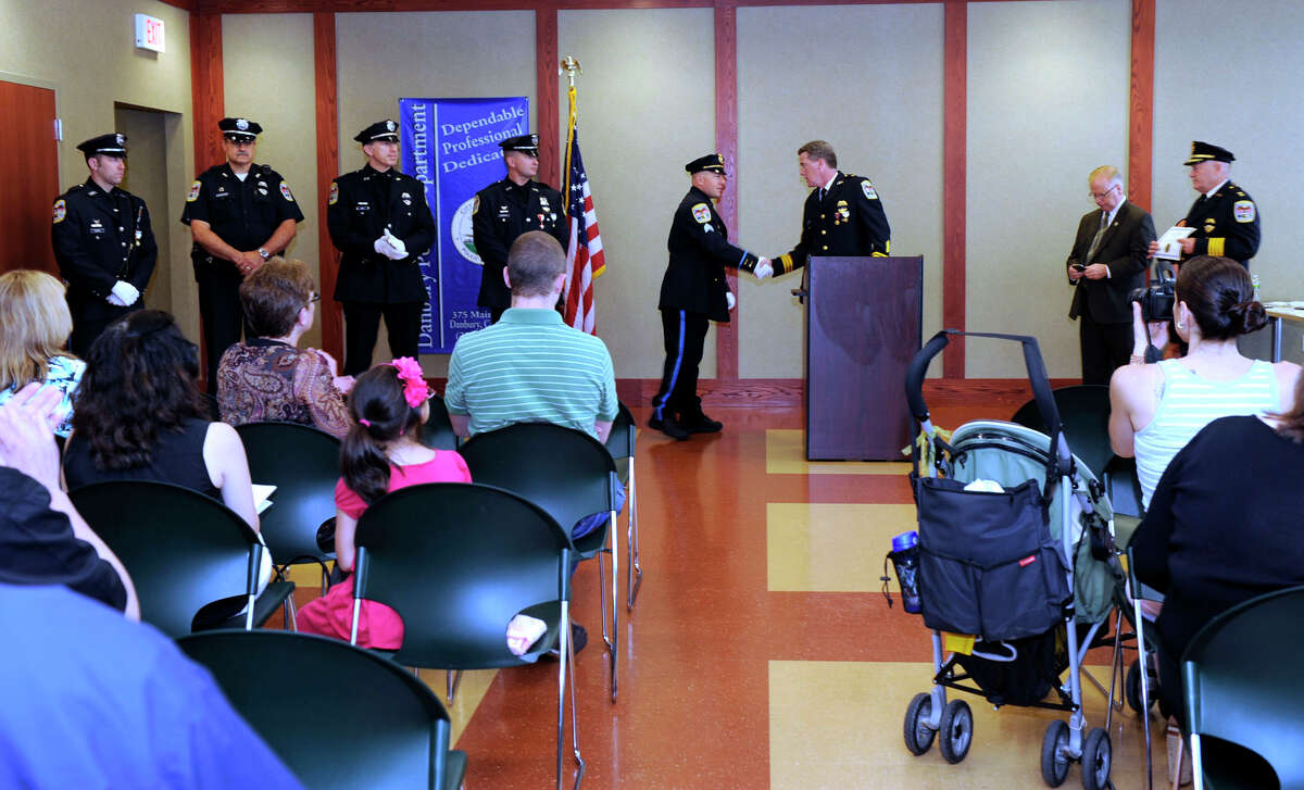 Danbury police officers recognized for service