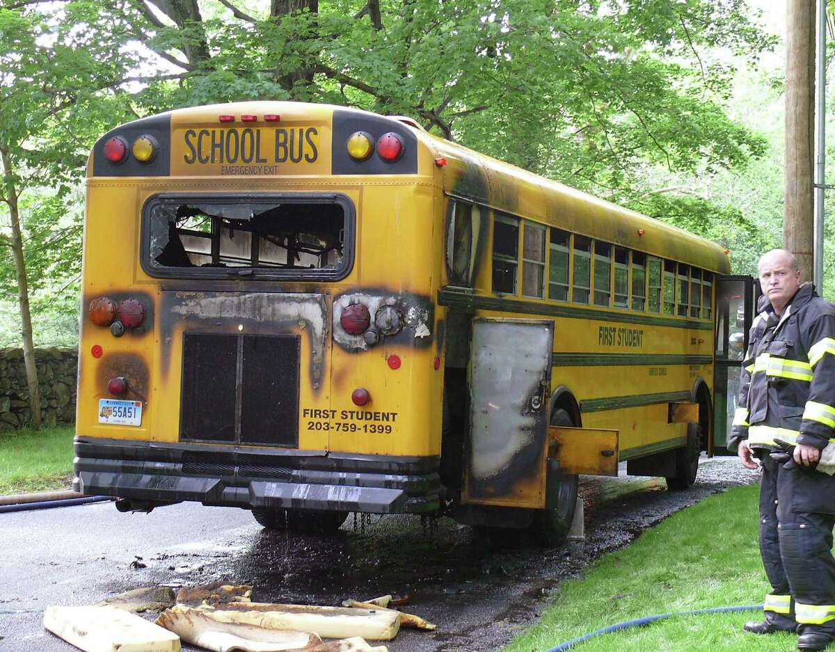 School bus catches fire; students escape safely