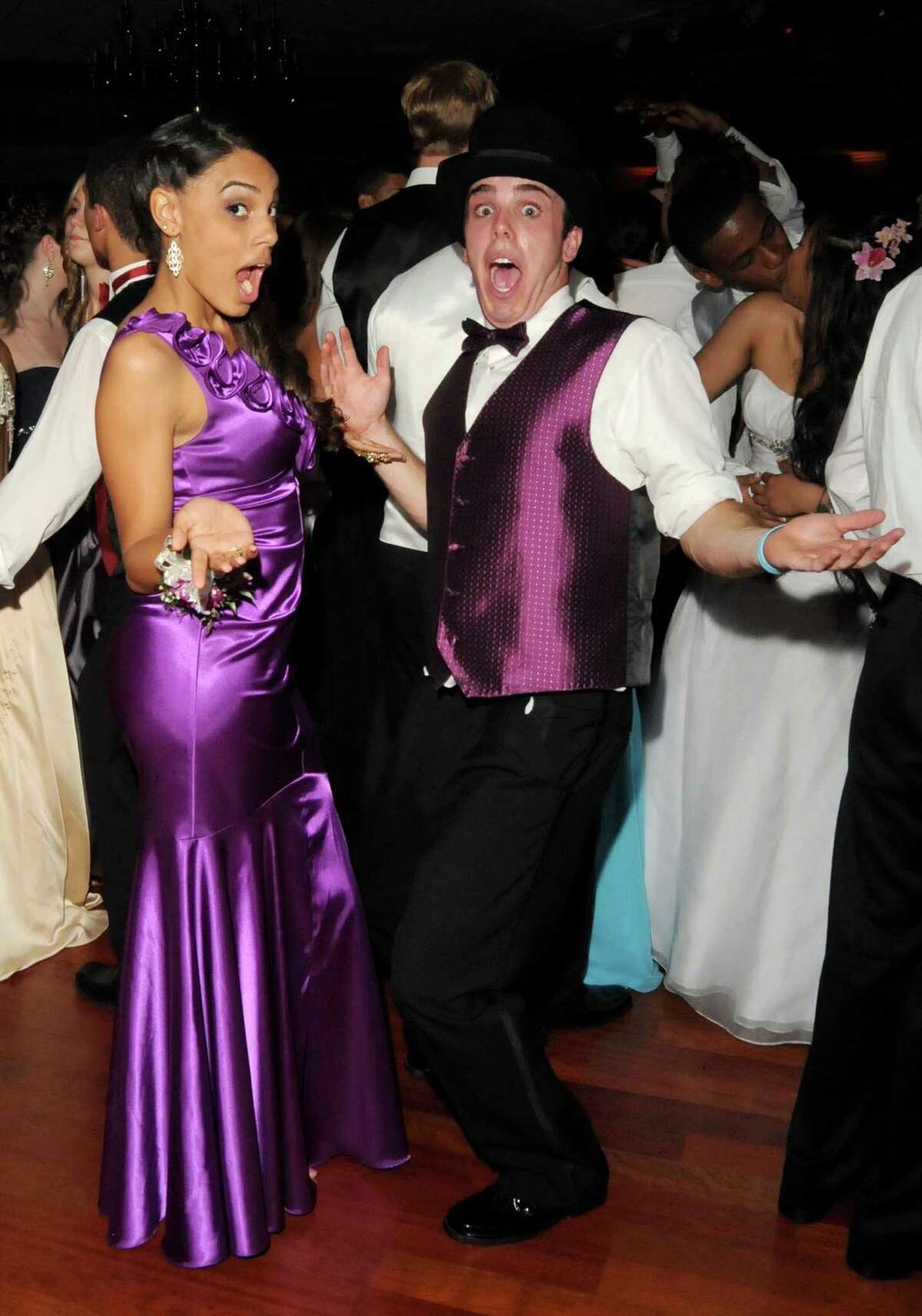 Glamor rules at Danbury prom