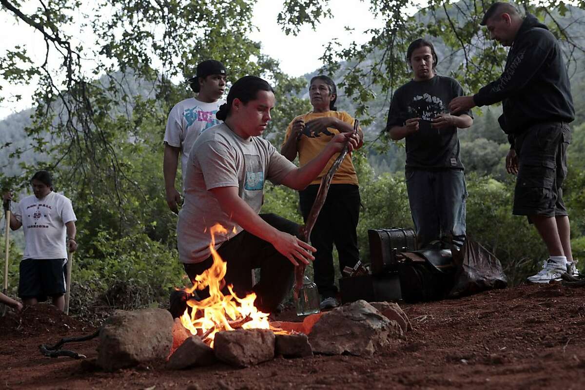 Winnemem Wintu tribe stages war dance as protest