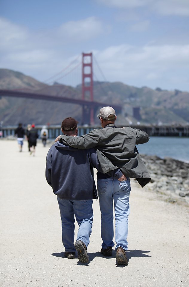 Golden Gate Bridge party means traffic, crowds