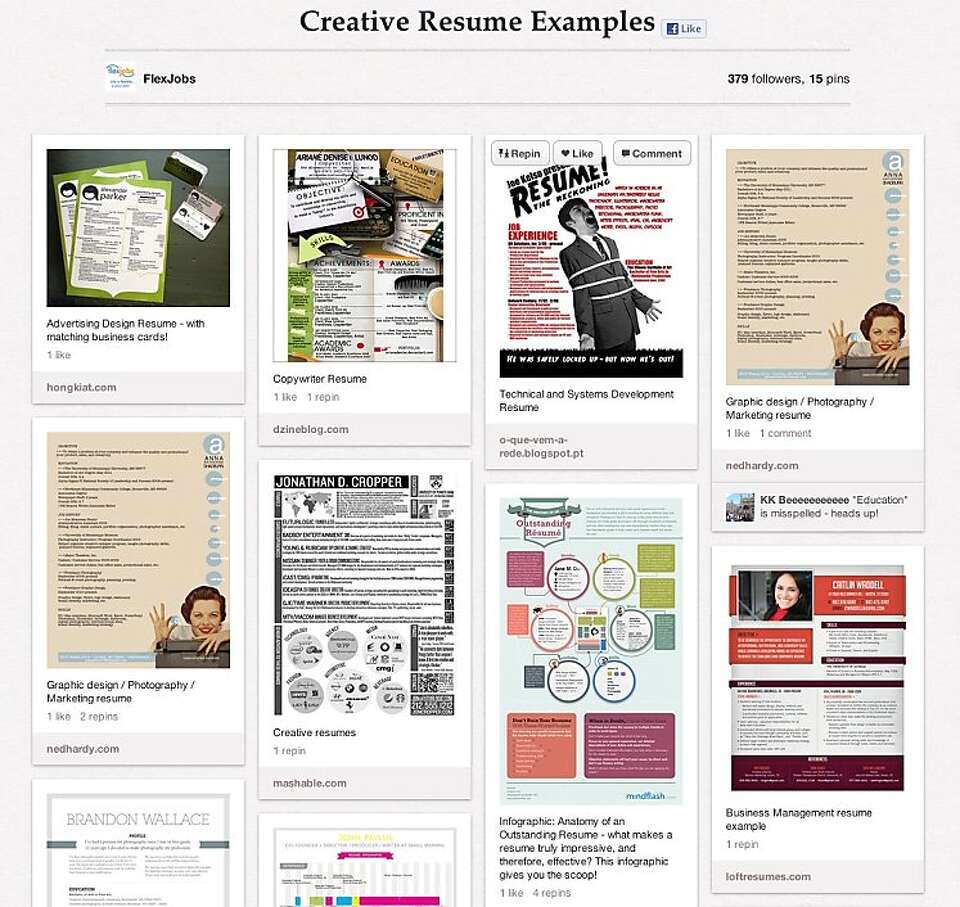 Pinterest resumes - a way to pin down jobs?