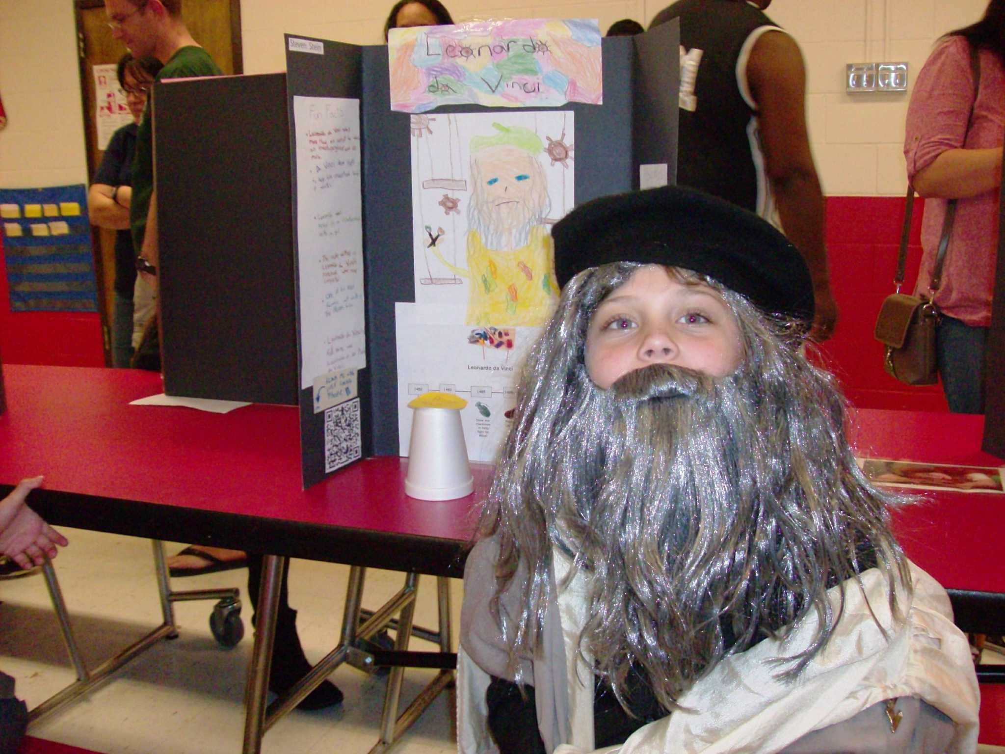 School ‘living' wax museum brings history to life