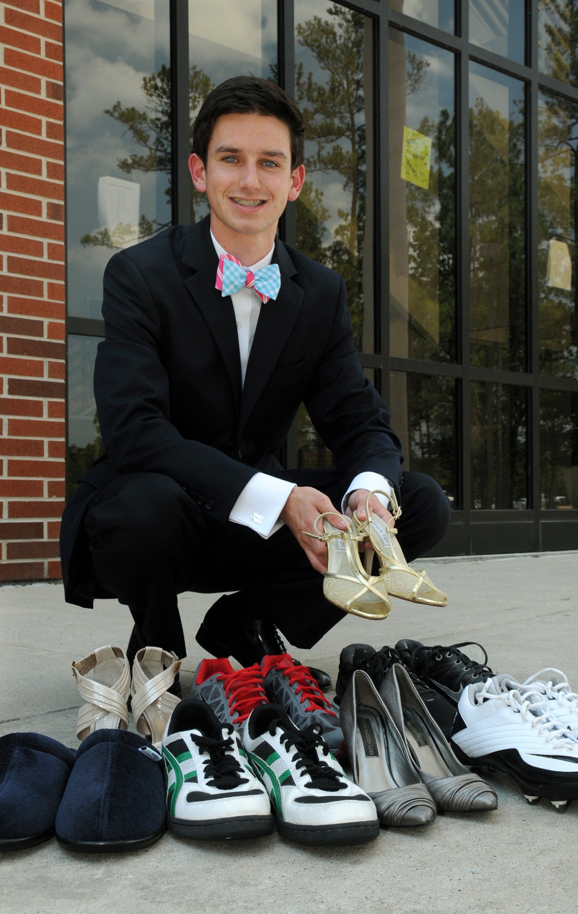 It's all about the shoes for Garrett Neville