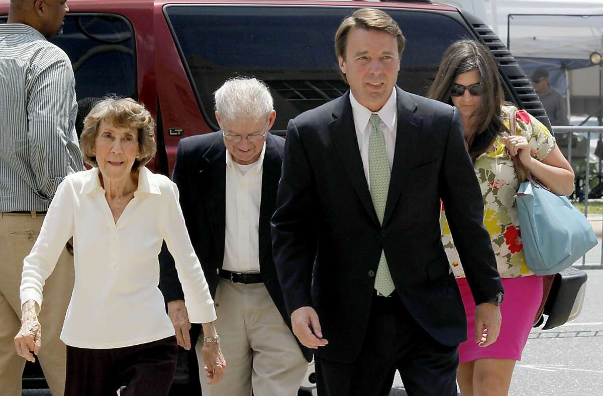 John Edwards acquitted on 1 count, mistrial on 5