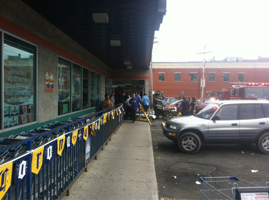 5 hospitalized after car crashes into store