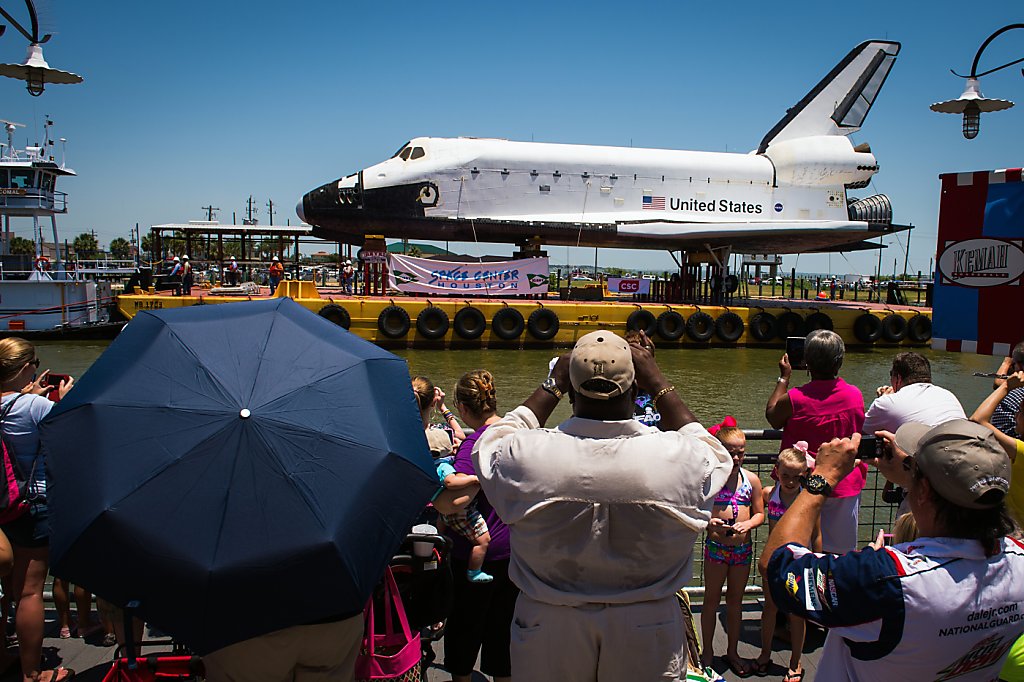 Space Shuttle Over Disneyland