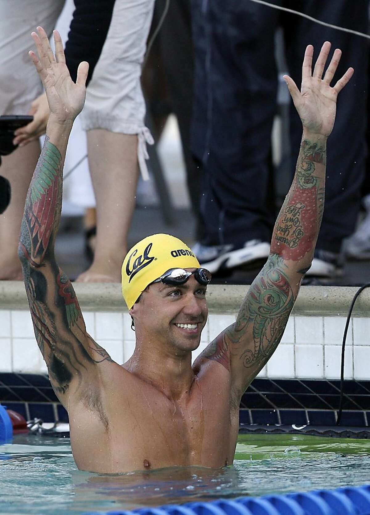 Anthony Ervin back in swimming after decade off