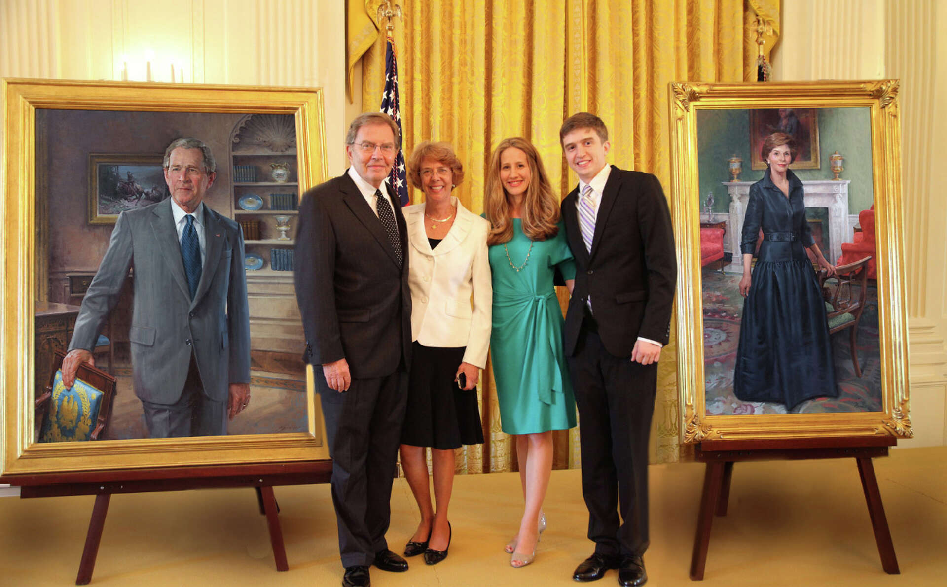Ridgefield artist paints official Bush portraits