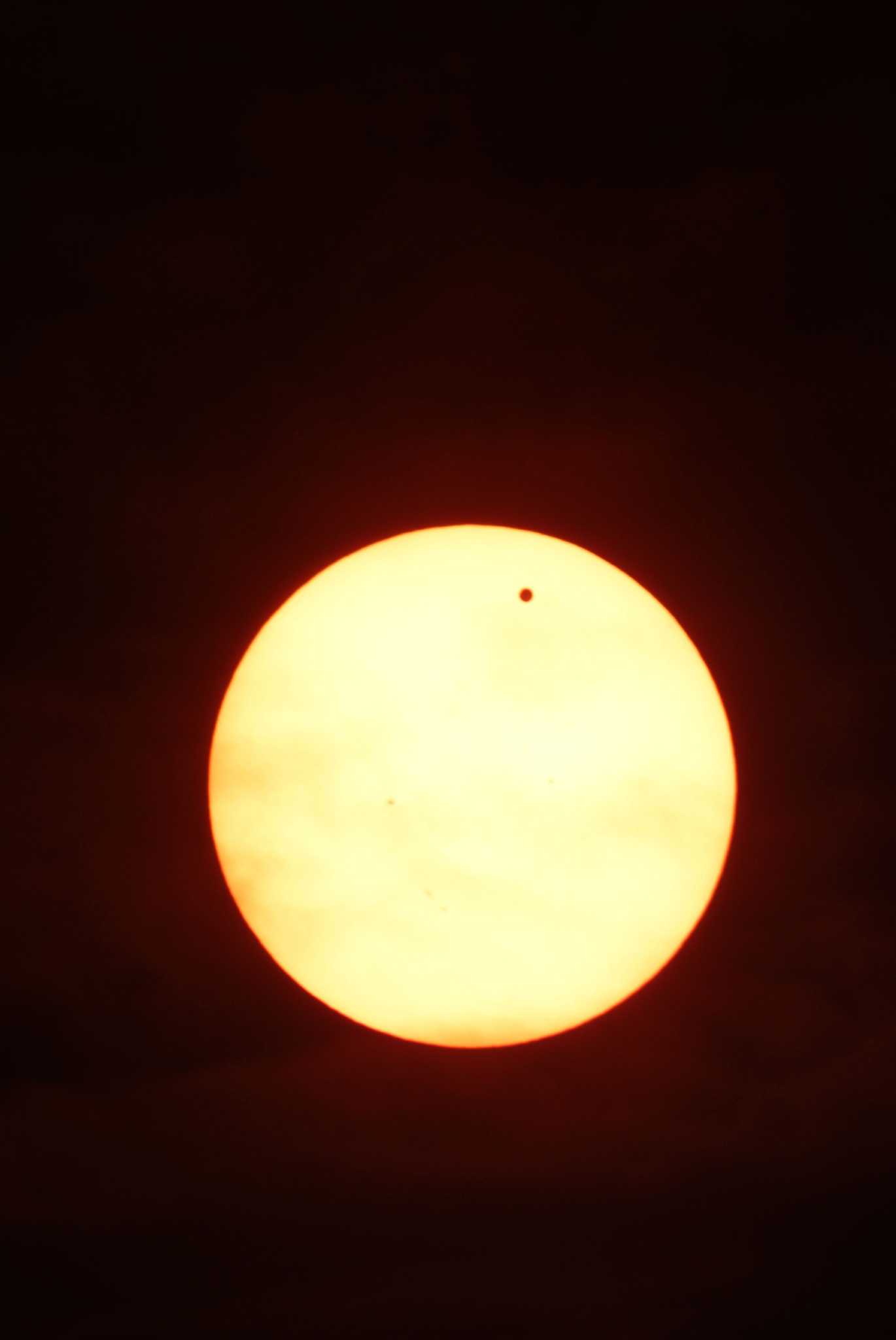 Transit of Venus viewed from Discovery Museum