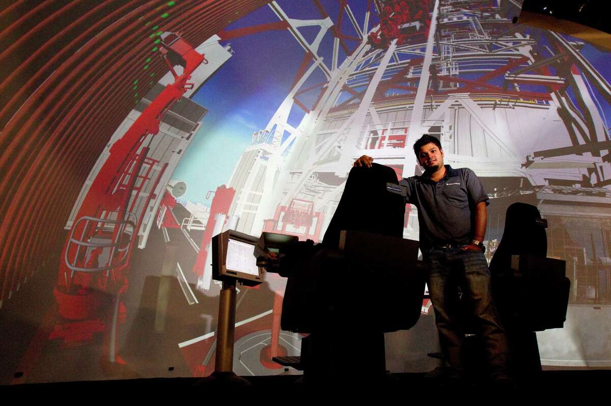 Company demonstrates offshore rig simulator