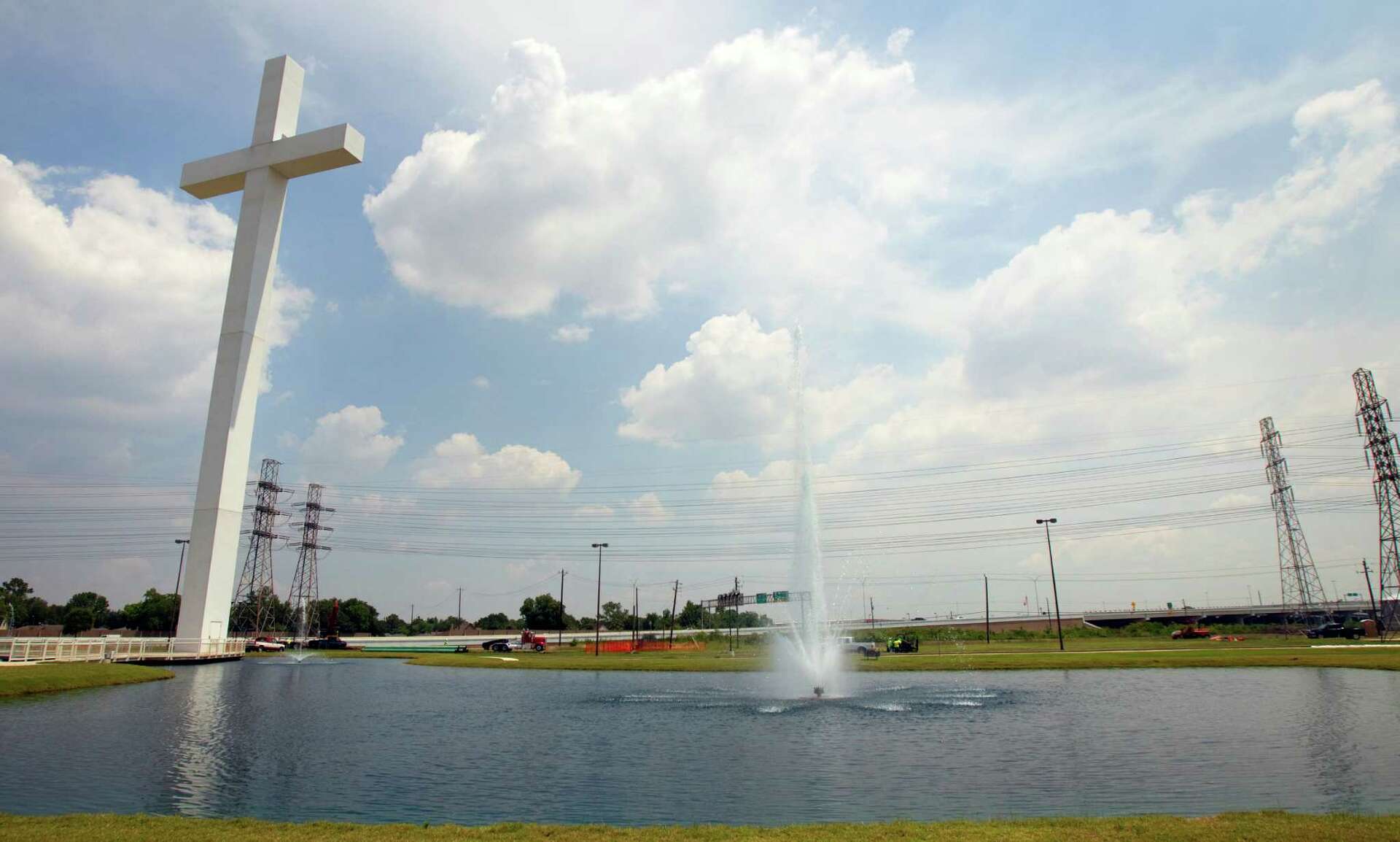 America's largest cross begins construction in Corpus Christi, Texas