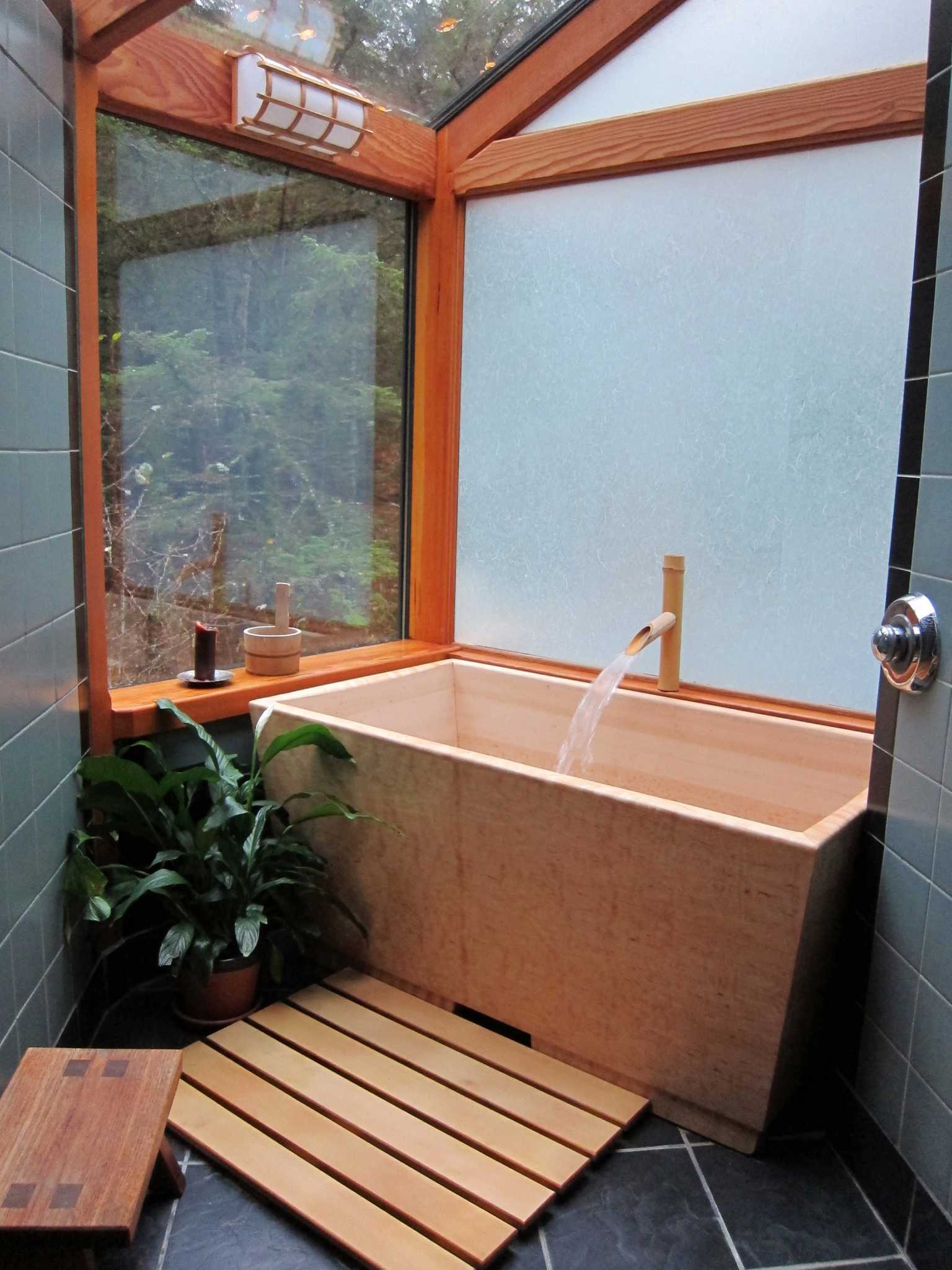 Making bathing a zen experience