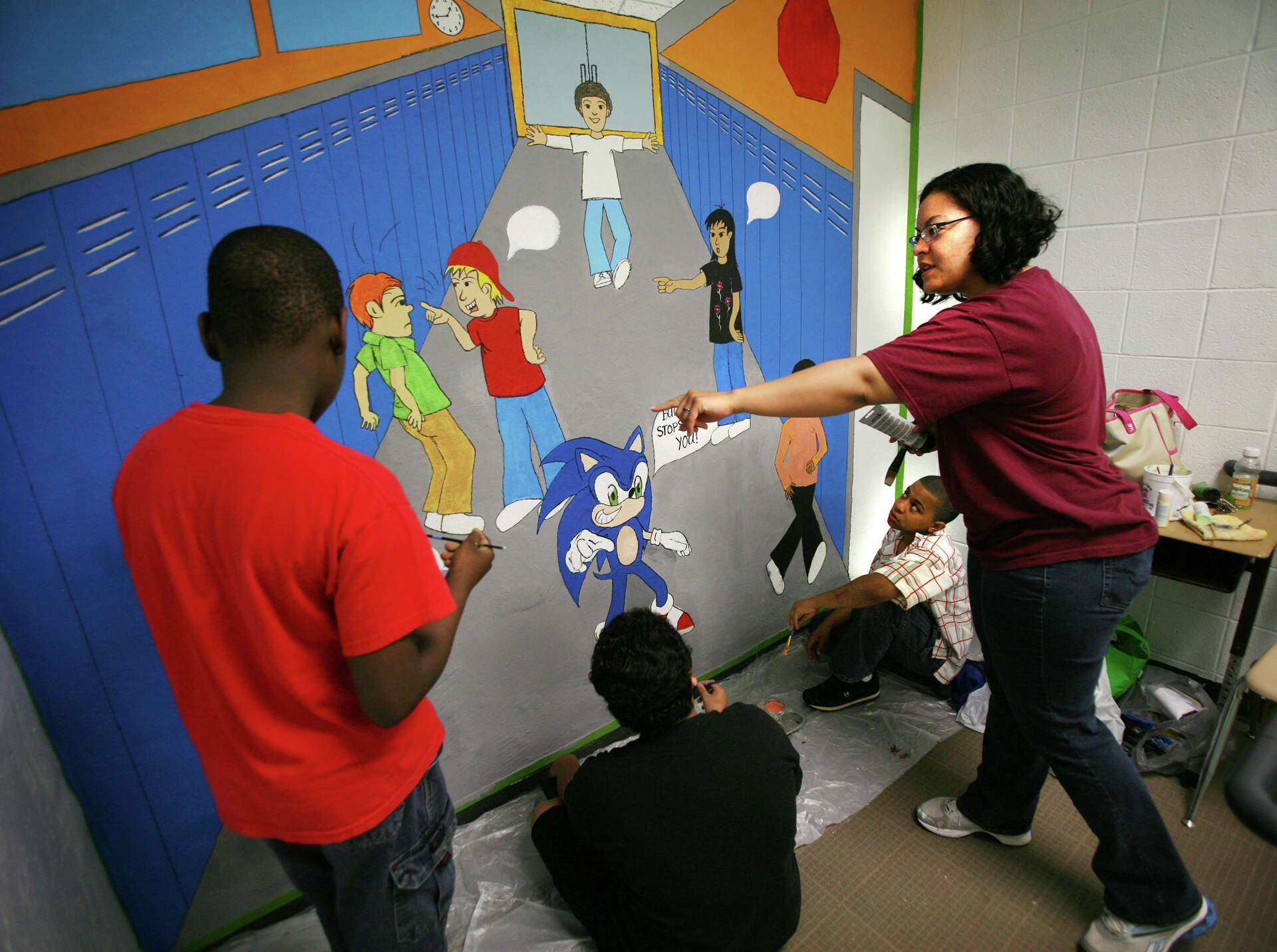 Mural puts bullying into hall of shame