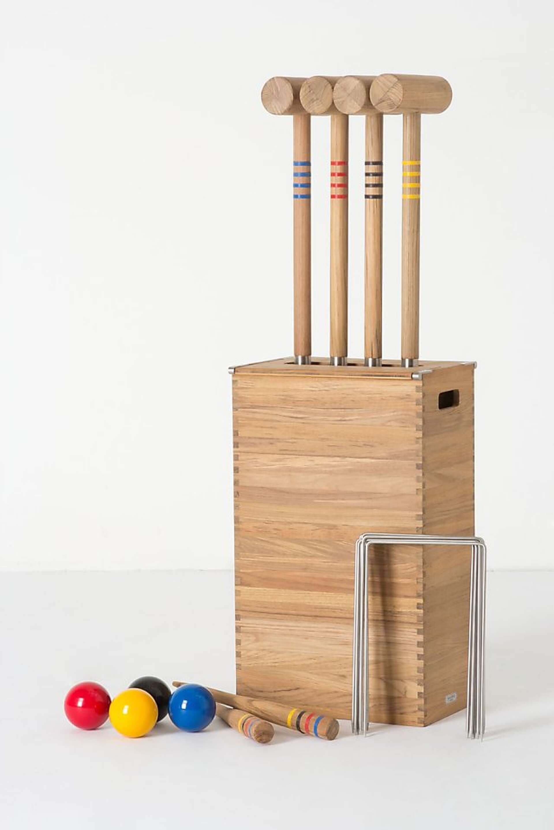 Stylish croquet sets encourage outdoor excursions