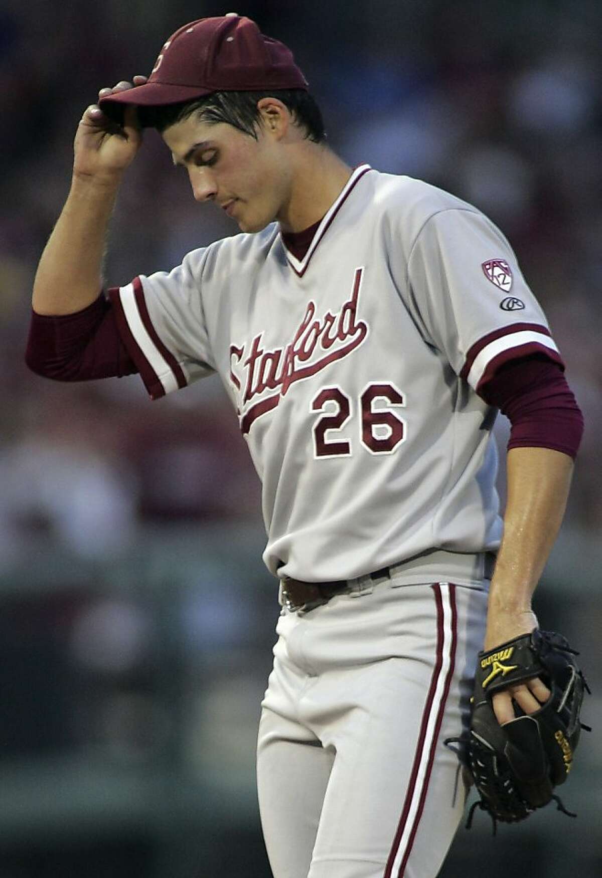 Stanford loses 1st game of super regional, 17-1